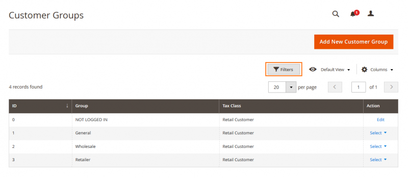 How to Filter Customer Groups in Magento 2 | HiddenTechies