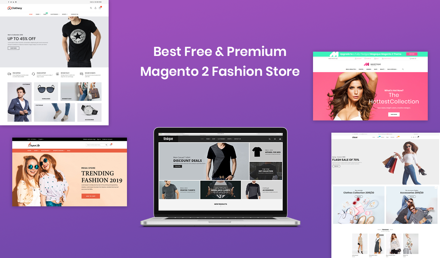 10+ Best Free & Premium Magento 2 Fashion Store Themes 2020 - HiddenTechies