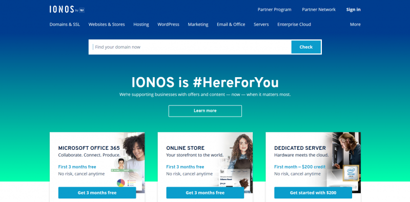 1and1 Domain Name Register Website - HiddenTechies