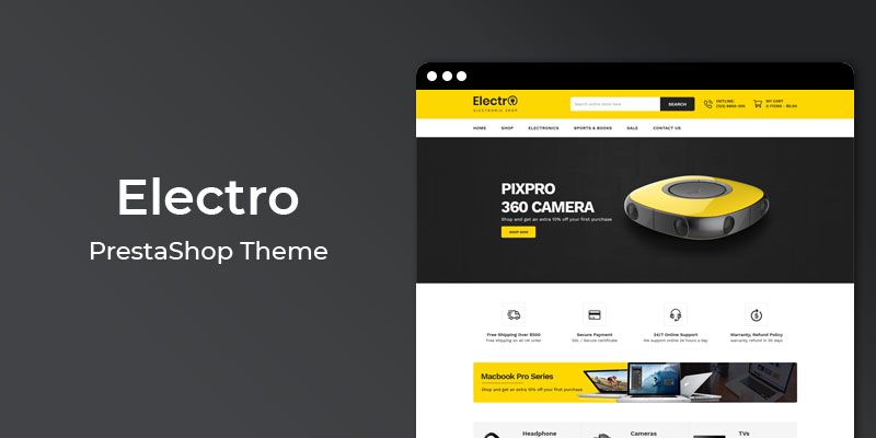 Electro - MultiPurpose Responsive Prestashop Theme