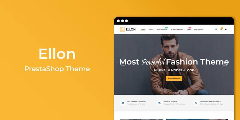 Ellon - Responsive Prestashop Theme | Preastashop Theme by HiddenTechies