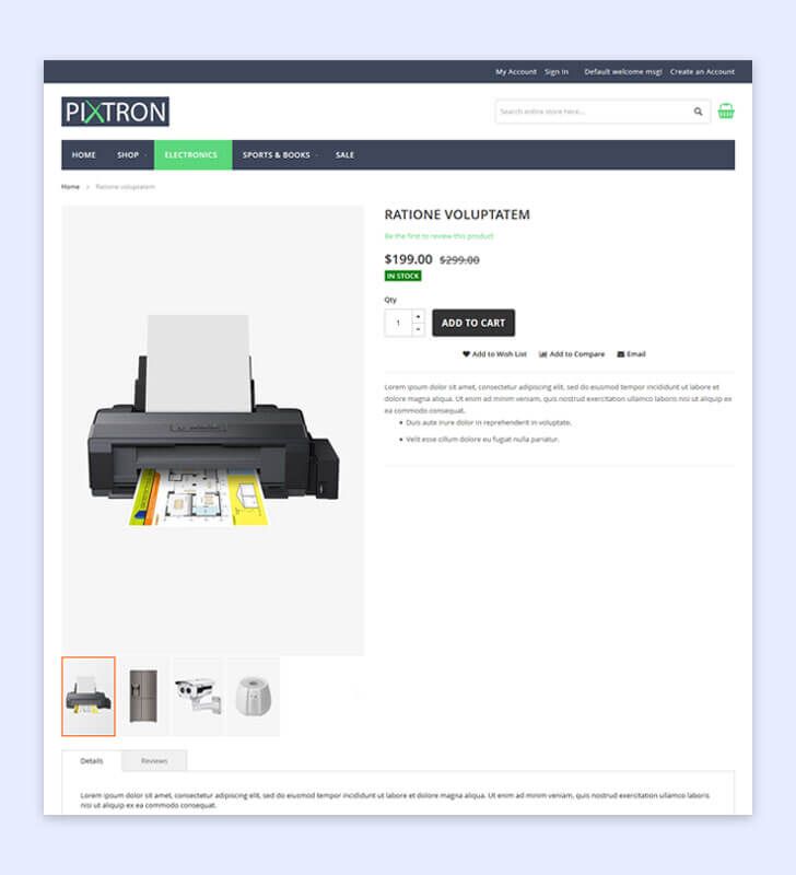 Pixtron - Free Magento 2 Theme | Responsive Theme for Magento 2 Pixtron - Free Magento 2 Theme | Responsive Theme for Magento 2